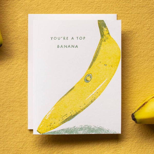 Homework Letterpress - Top Banana Card | The FARM