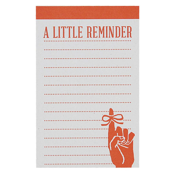 Regional Assembly of Text - Little Reminder Notepad | The FARM