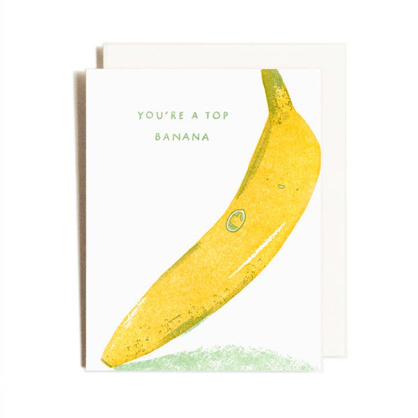 Homework Letterpress - Top Banana Card | The FARM