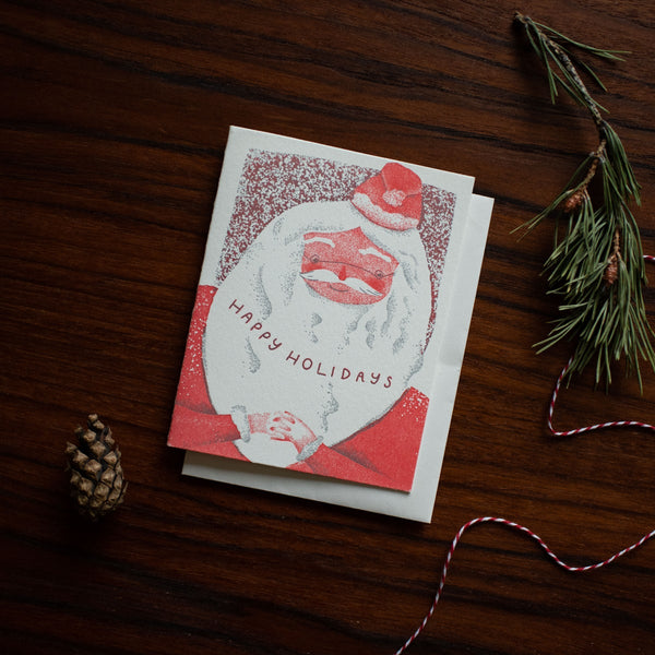Homework Letterpress - Santa Card | The FARM